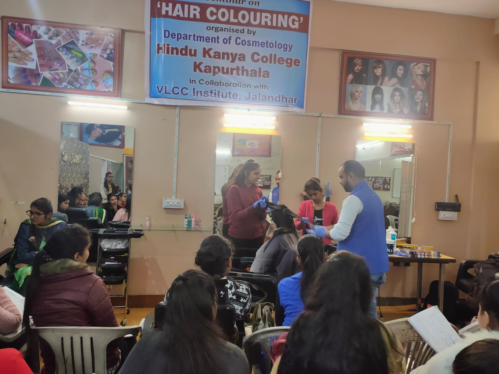 Seminar on Hair Coloring | Hindu Kanya College
